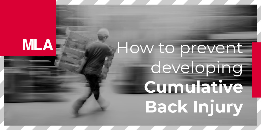 How to prevent developing Cumulative Back Injury